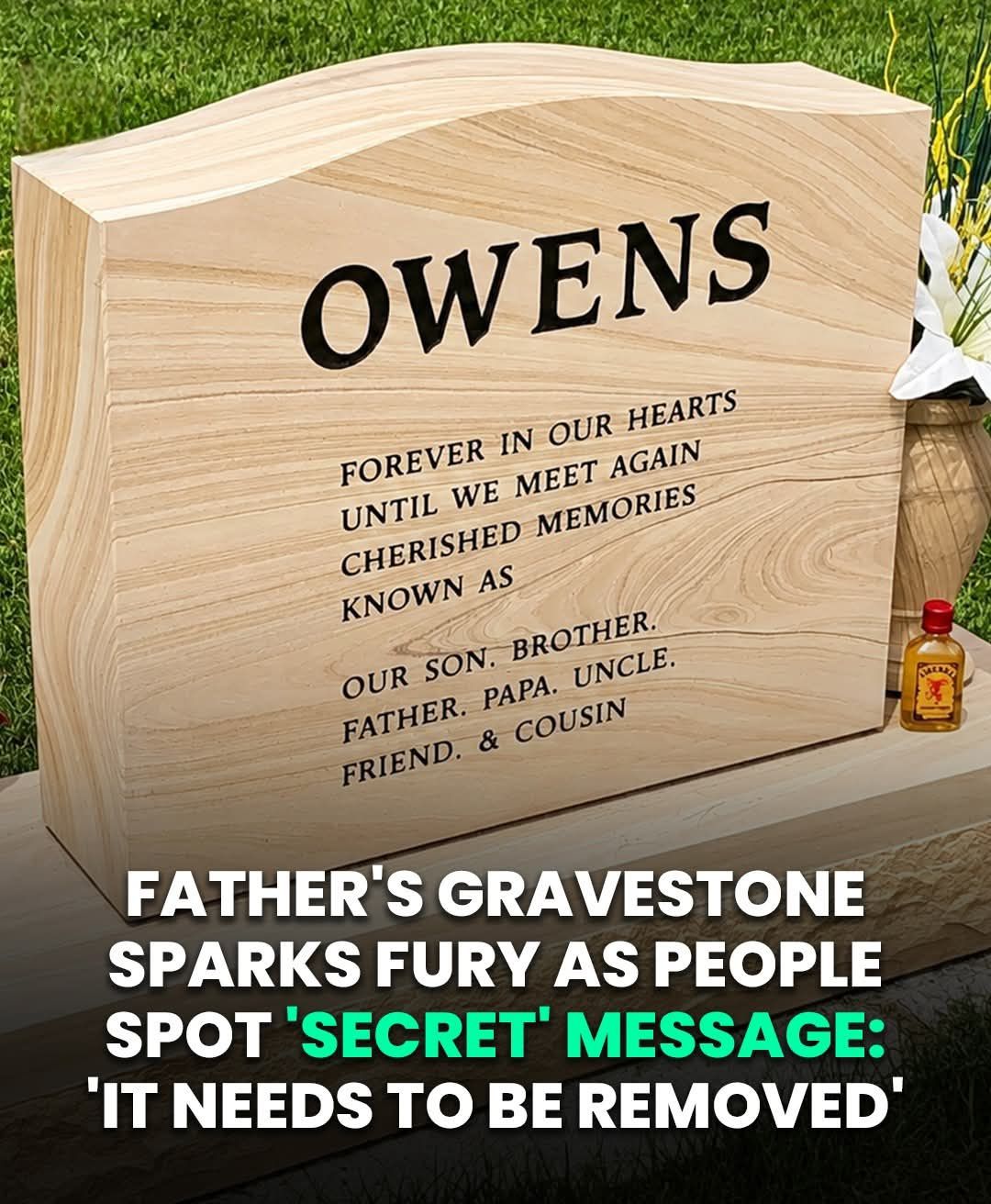 Dad’s Gravestone Sparks Fury After People Discover Hidden Message – USA ...